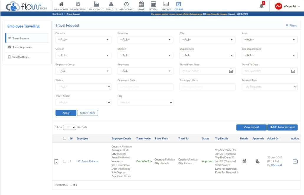 Best Travel Management Software 2023 - Flowhcm